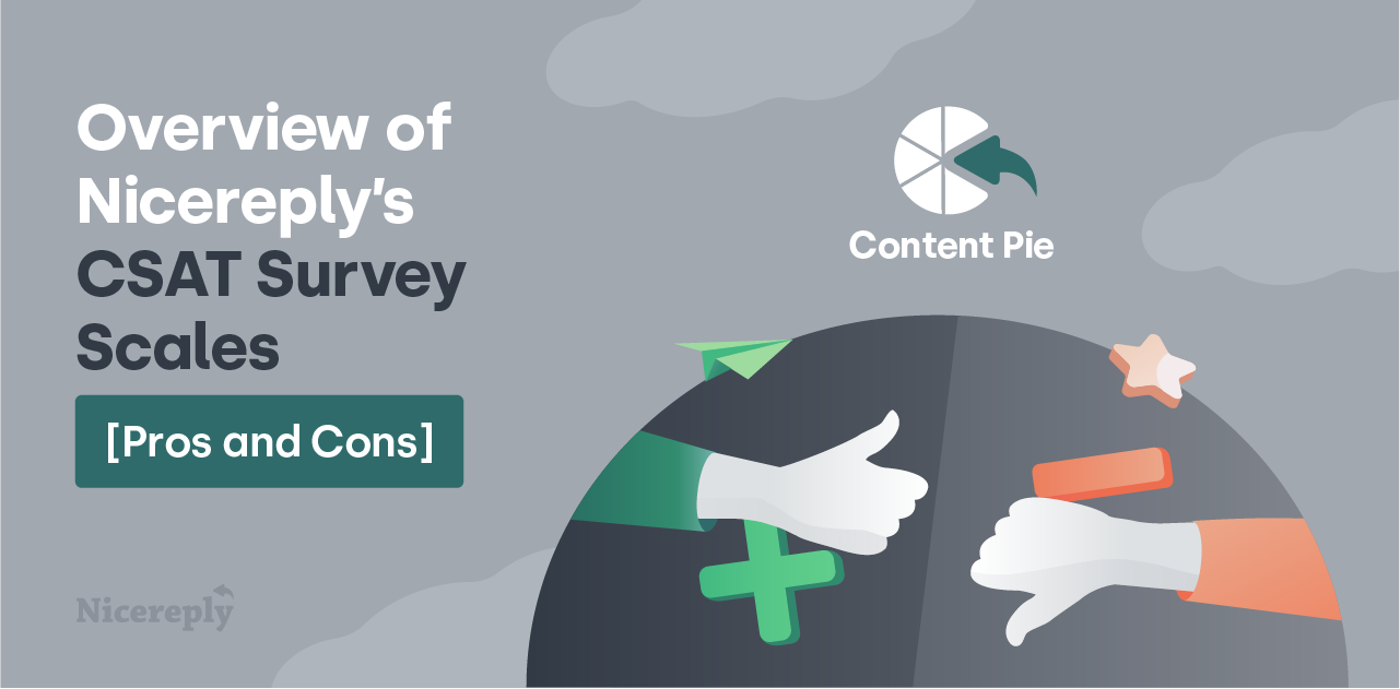 Content Pie #4: Overview of Nicereply’s CSAT Survey Scales | Nicereply